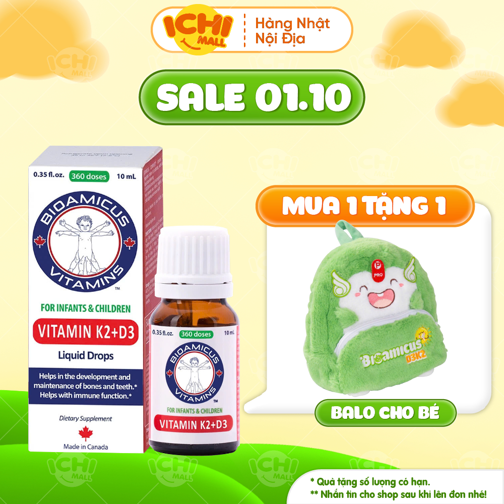 Vitamin D3K2-MK7 BioAmicus Drops for Babies 10ml | Shopee Malaysia