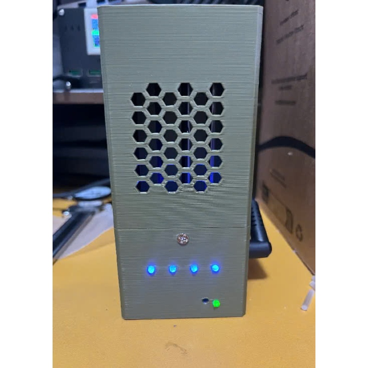 Raspberry Pi 5 3D Printed Case - DIY Hard Drive 4-Tray NAS Set (PETG ...