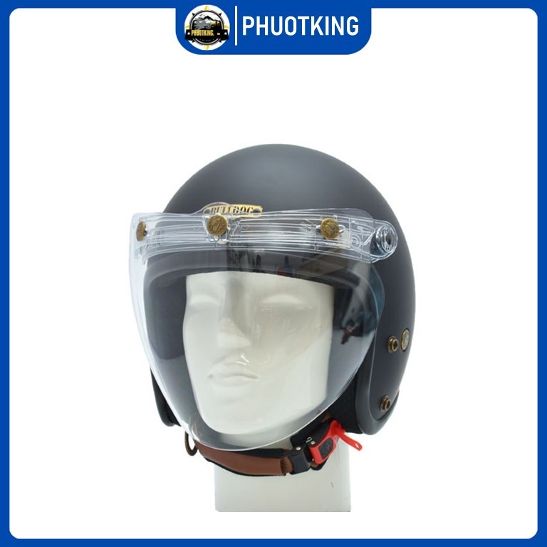 Bulldog goggles mounted on 3/4 helmet (all colors) | Shopee Malaysia