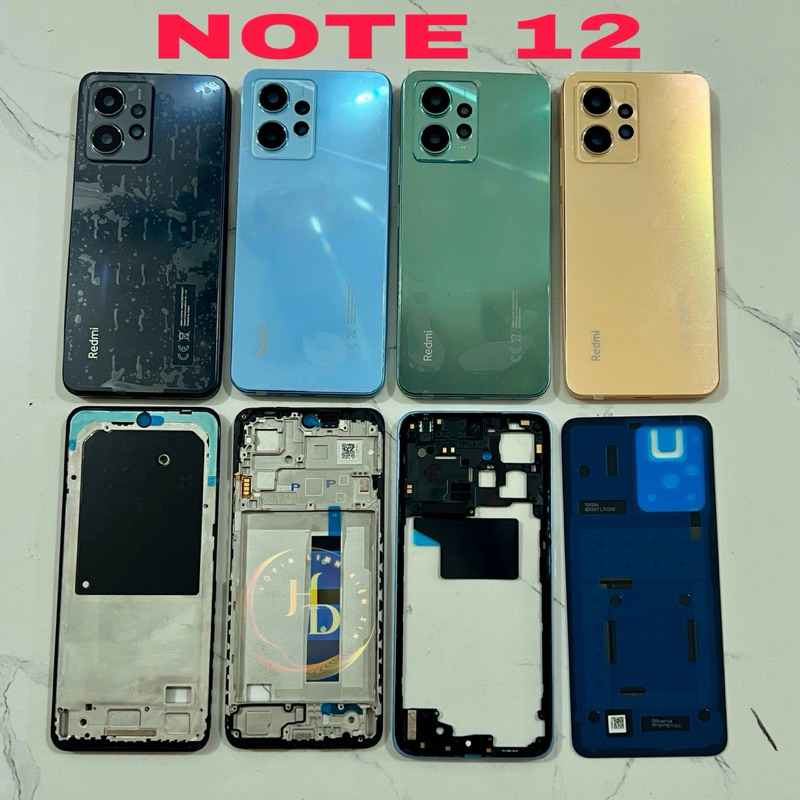 Brand new Redmi Note 12 case (sold separately - full buttons, sim tray ...