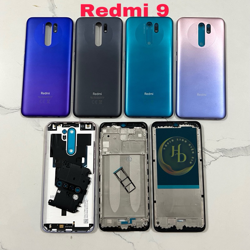 Genuine Redmi 9 case (with sim tray - camera holder - buttons) | Shopee ...