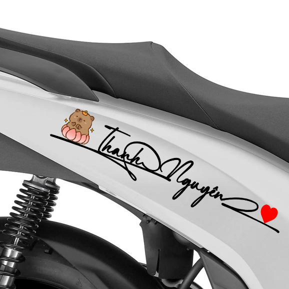 Capybara car sticker upon request, Capybara signature sticker. Capybara ...