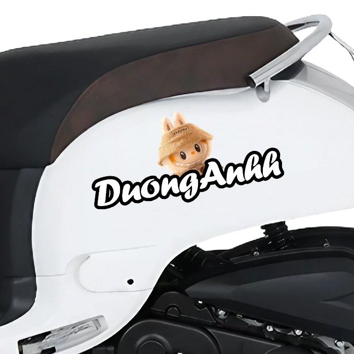 Labubu car stickers on request, decorative Labubu decals, Labubu car ...