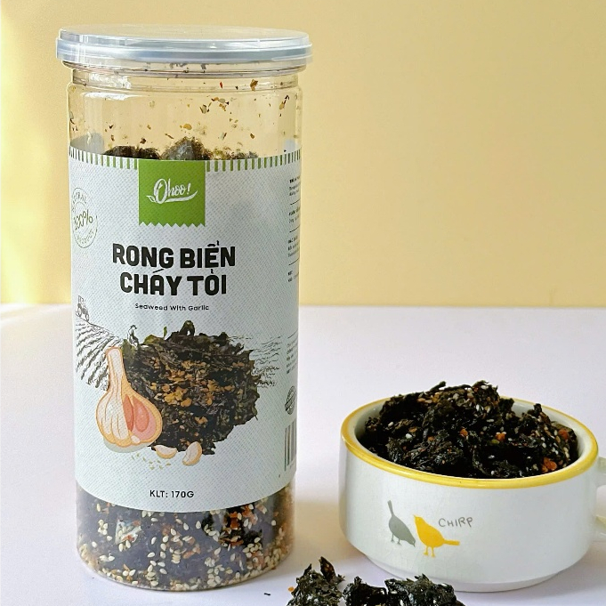 Ohoo Foods Crispy Garlic Burned Seaweed 170g | Shopee Malaysia