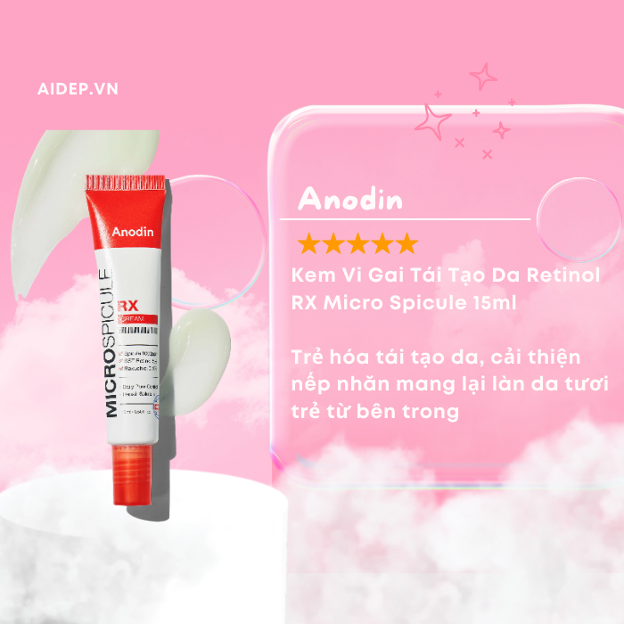 Anodin Retinol RX Micro Spicule Skin Regeneration Cream 15ml | Shopee ...