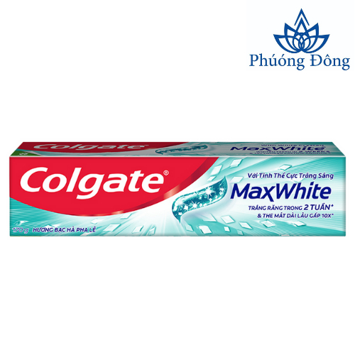 Colgate MaxWhite cool crystal toothpaste, whitens teeth in 2 weeks 170g ...