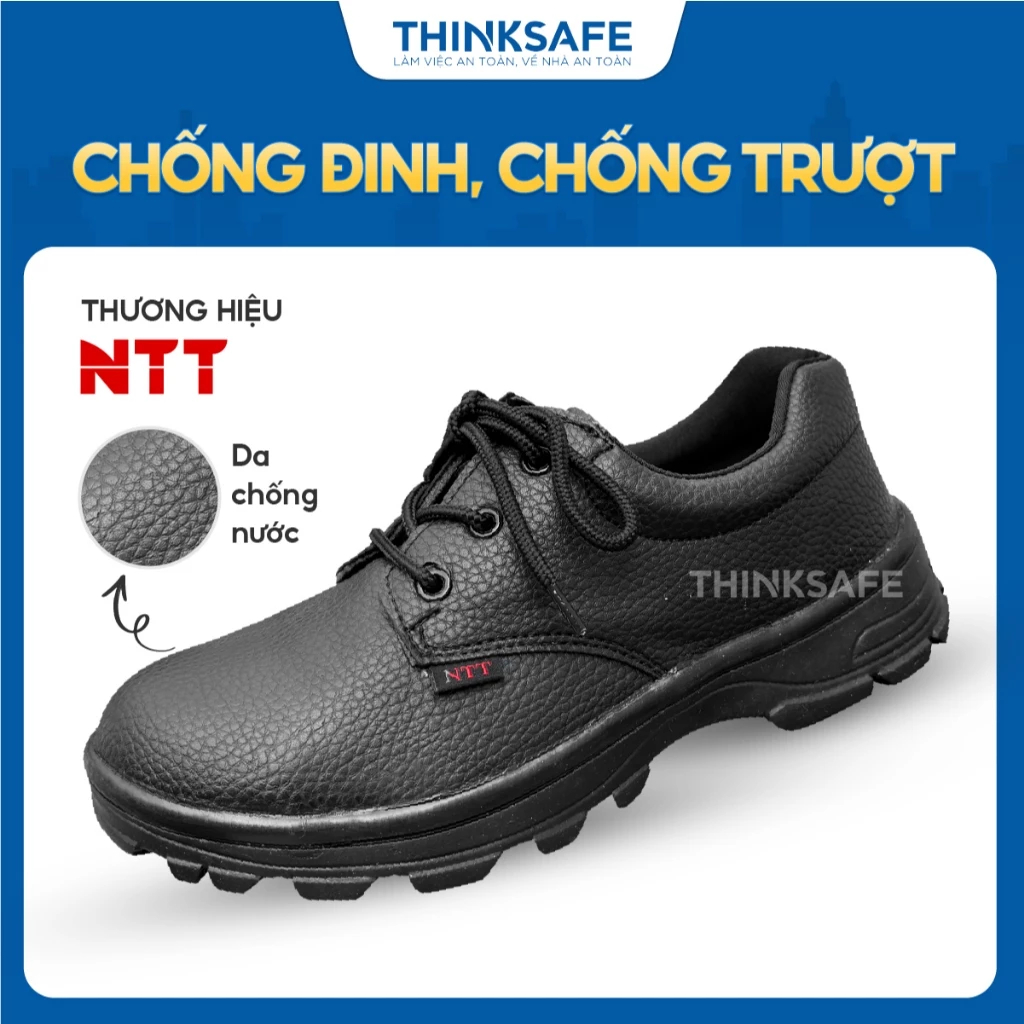 Ntt work safety shoes with steel toe and impact-resistant steel sole ...