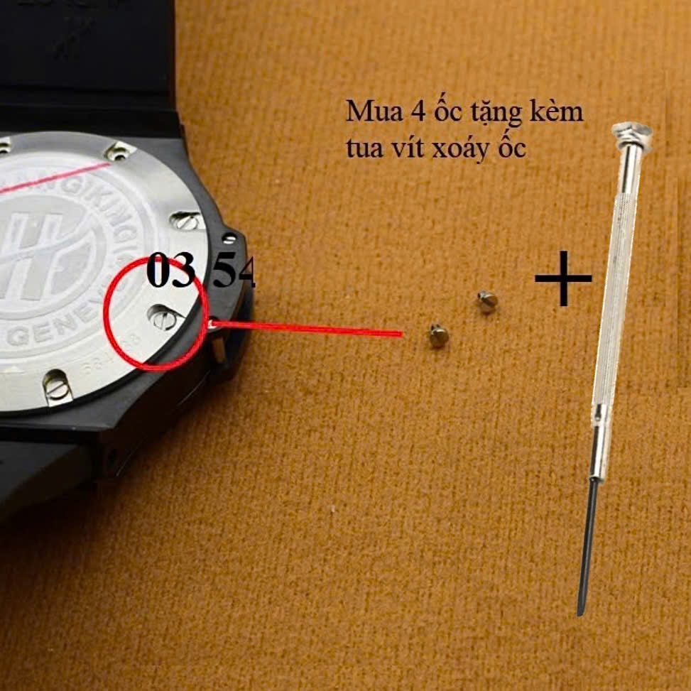 Hublot watch back screws (buy 4 screws and get a screwdriver to replace ...
