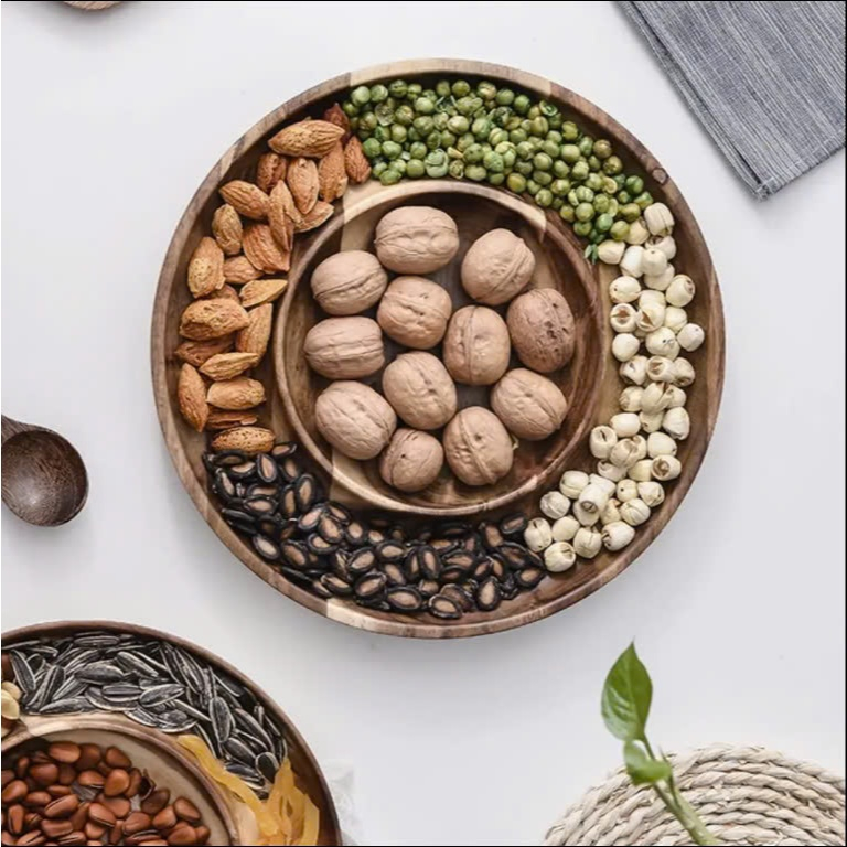 CNY Jam tray/modern fruit tray/2-compartment plate | Shopee Malaysia