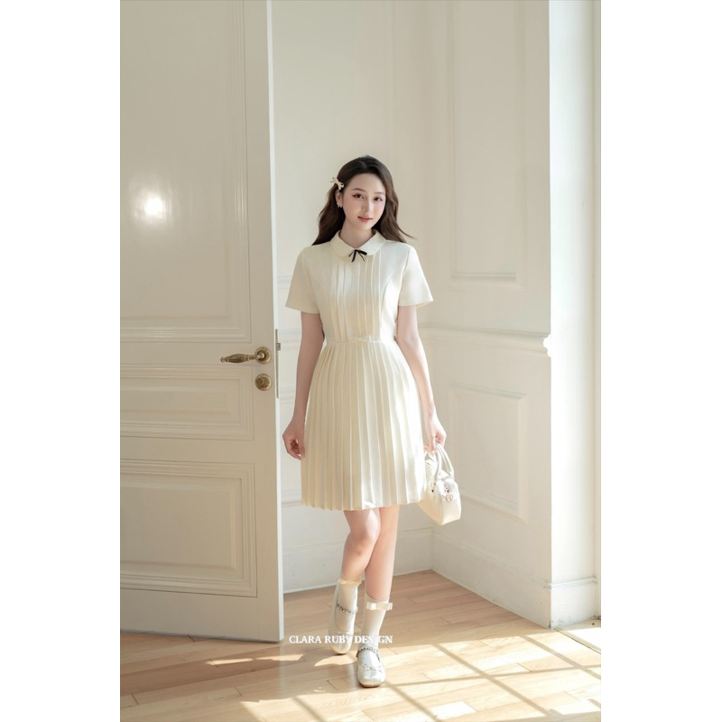 Clara Ruby-Kora pleated skirt (size XS-XL) | Shopee Malaysia