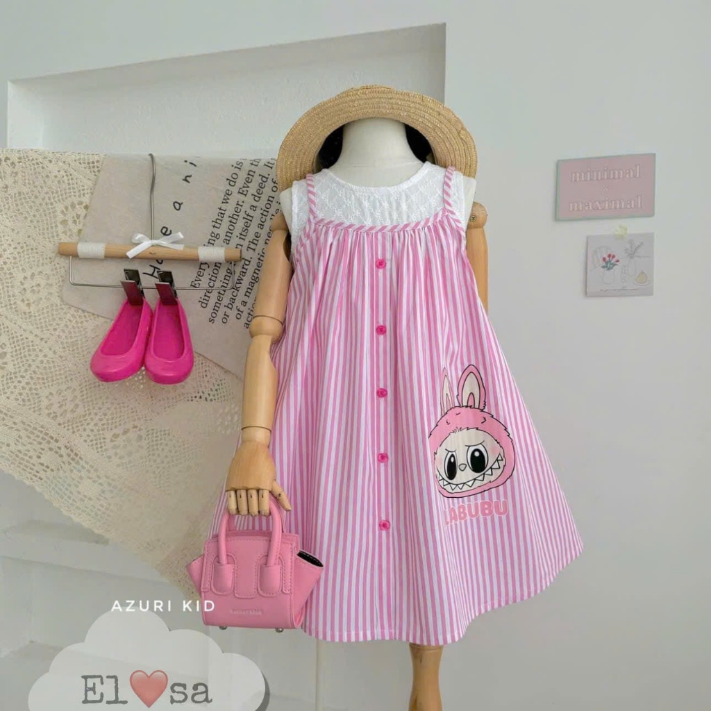 Girl's dress--SUPER BEAUTIFUL LABUBU 3-COLOR PLADIED DRESS FROM 8-18KG ...