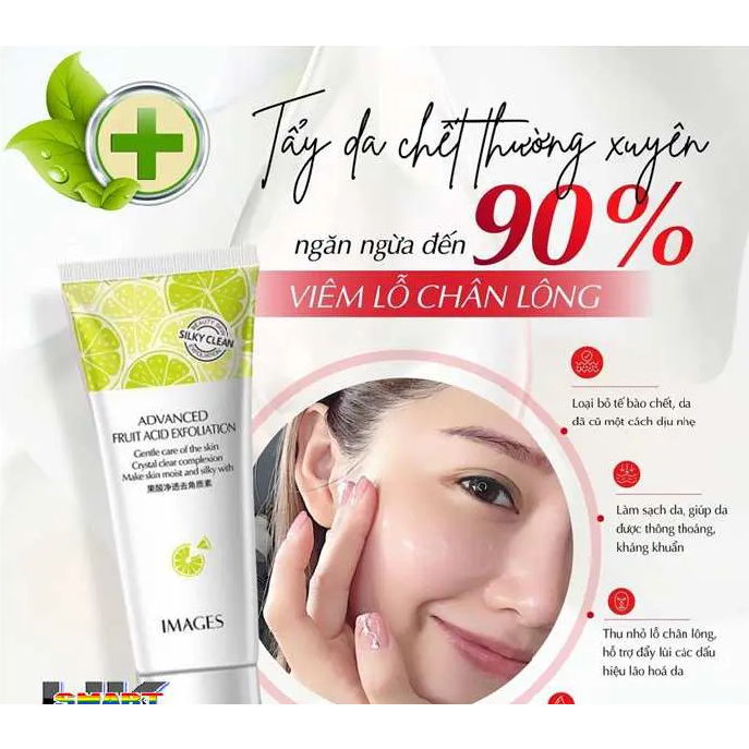 Images genuine fresh lemon extract facial scrub 80gr | Shopee Malaysia