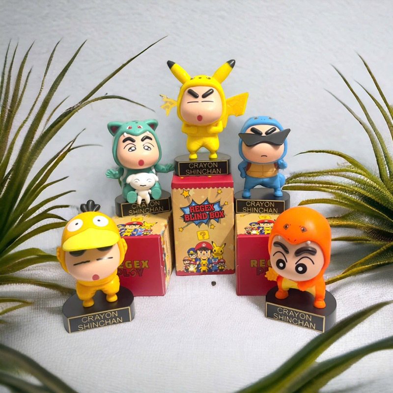 (With Box) Blind Box/Blind Box of 5 SHIN PENCIL BOY POKEMON Cosplay ...