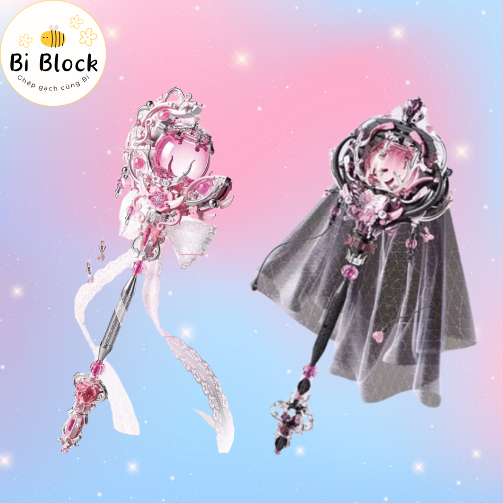3d miniblocks assembly set BLACKPINK Magic Stick Princess Magic Stick ...