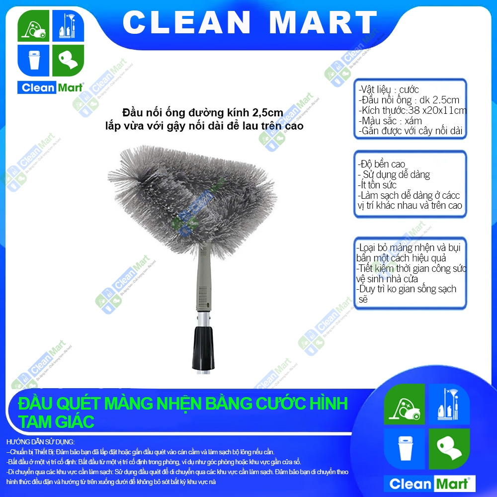 Triangular Spider Web Sweeper - CLEAN MART | Shopee Malaysia
