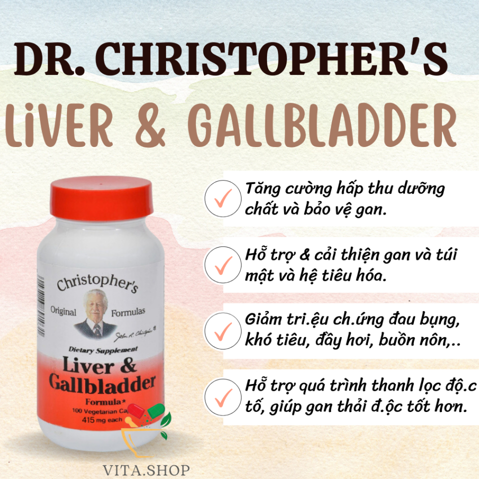 Dr.christopher's Original Formulas Liver, Gallbladder 415mg Liver ...