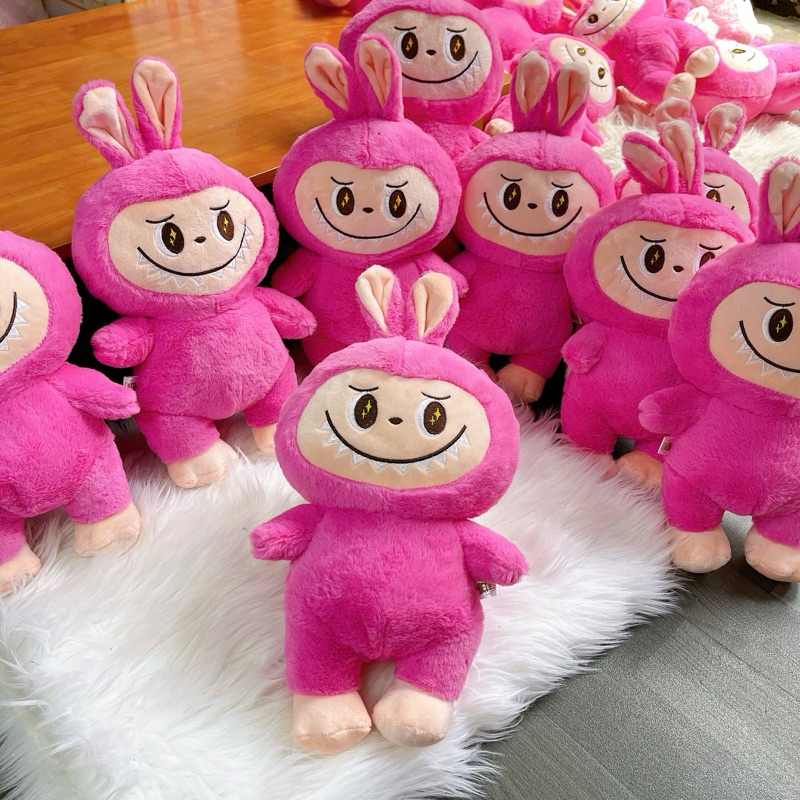 Labubu Teddy Bear with Fluffy Teeth Hot Trend, Lovely Labubu Doll ...