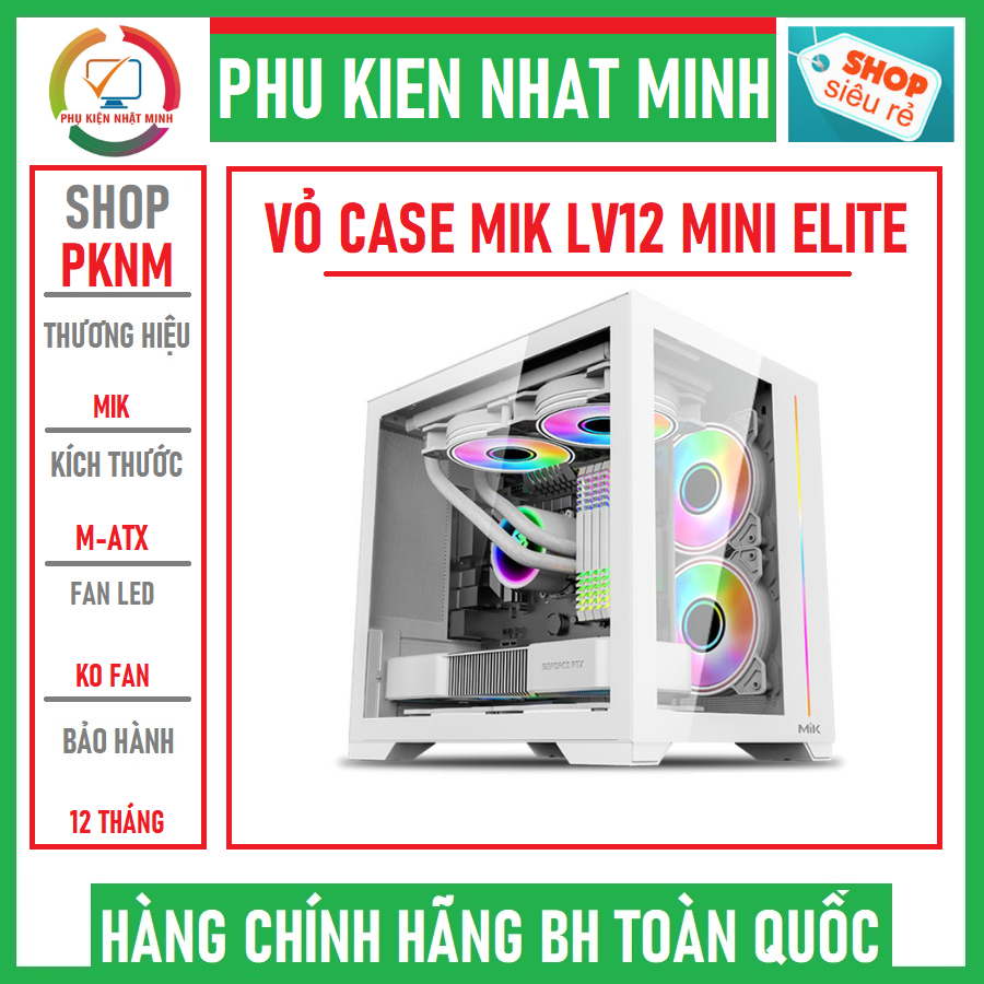 (super Nice - super cheap) MIK LV12 MINI ELITE computer case - BLACK ...