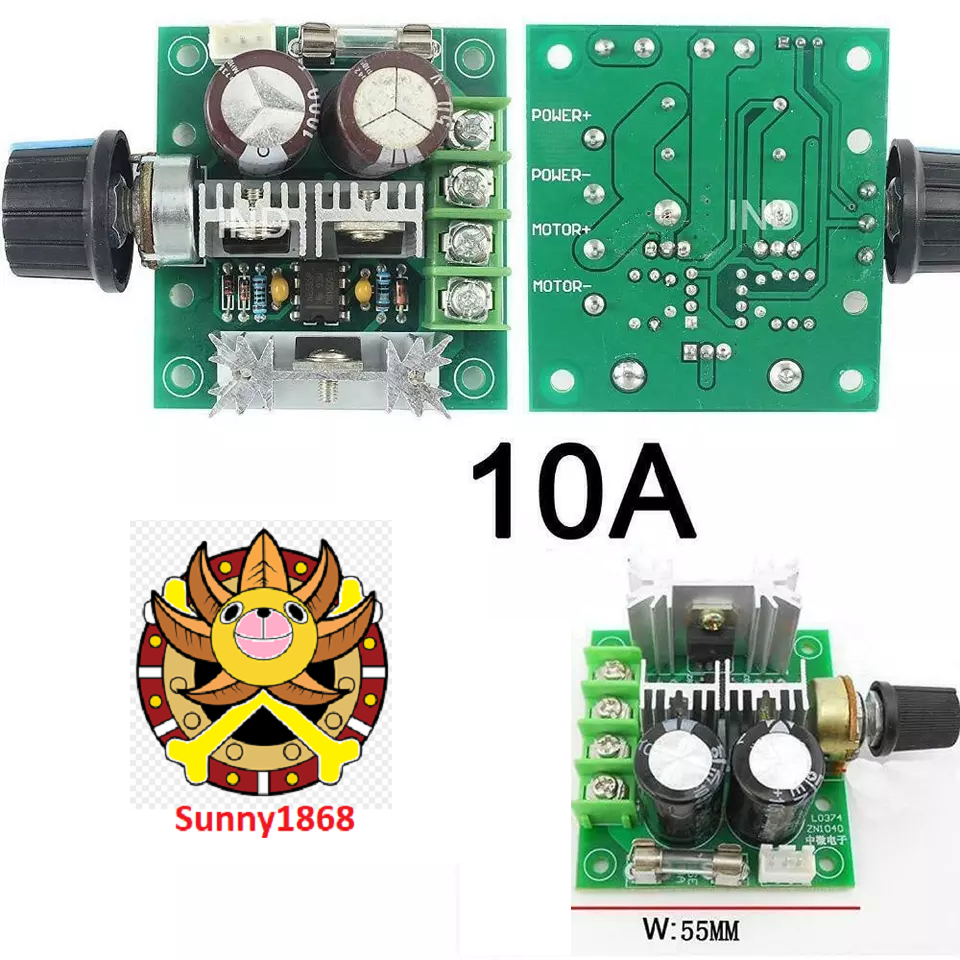 Pwm DC 12V-40V 10A motor speed controller circuit, motor speed control ...