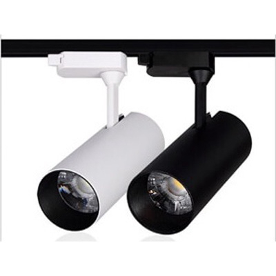 Combo of 3 tube track lights + 1 meter rail, Cob Led tube spotlight for ...