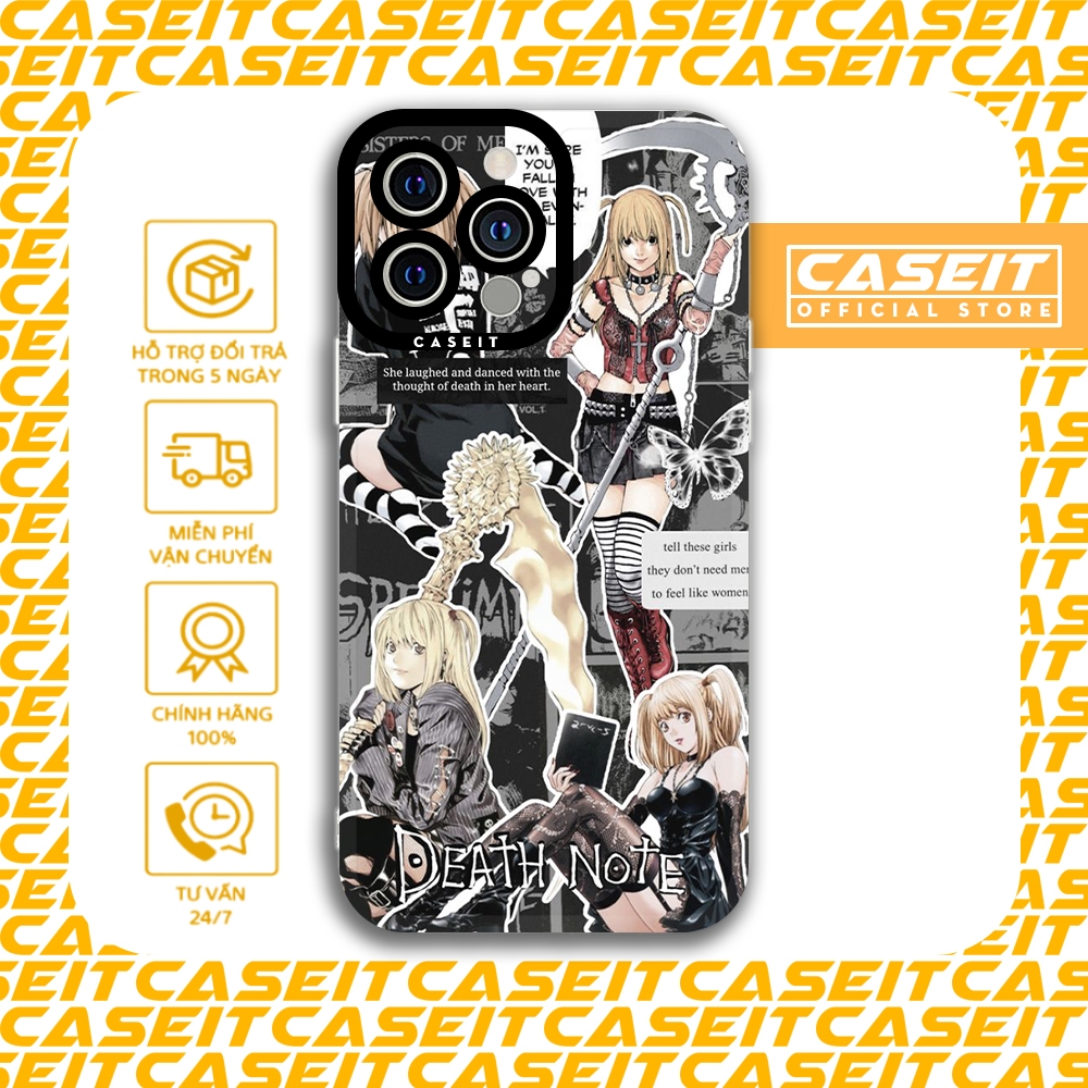 Caseit Misa Death Note Square Edge iphone Case Anime manga goth girl 8 ...