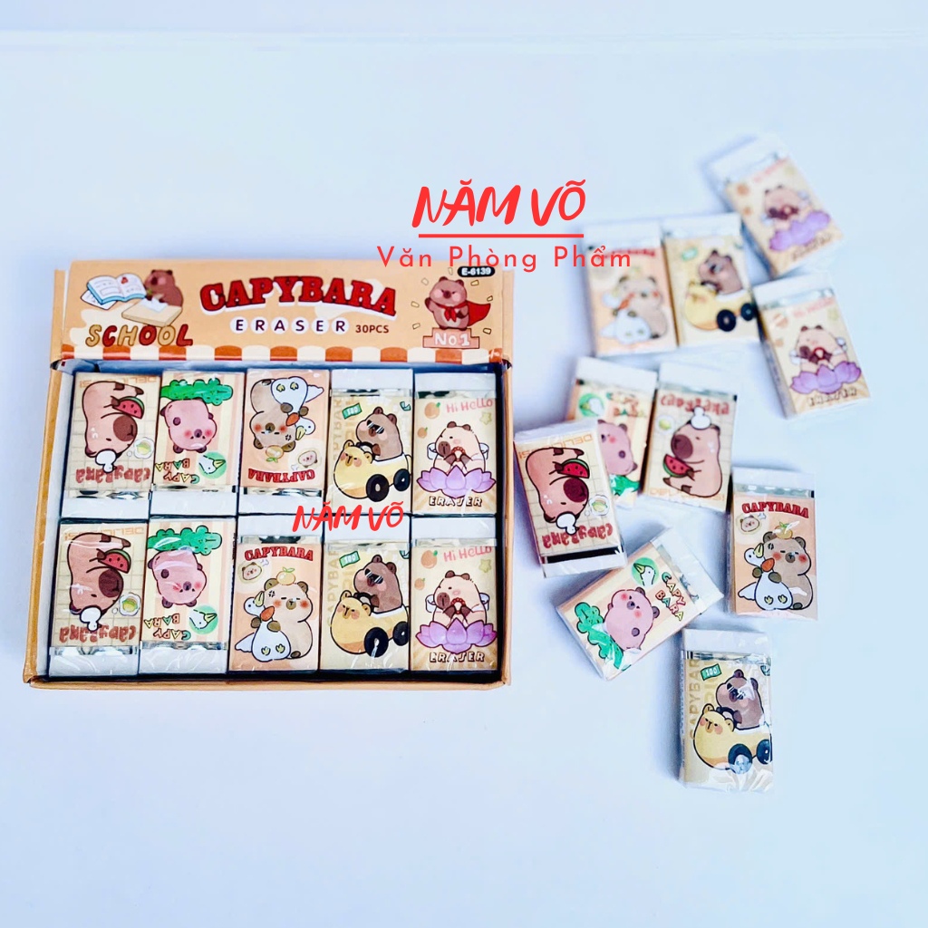 Wholesale _ (E6139) LOT of 30 Cute CAPYBARA Pencil Eraser / Pencil ...