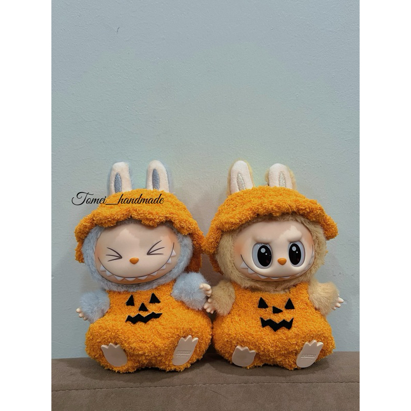 [REAL Photo] Outfit - Pumpkin clothes for Labubu v1,v2, Halloween ...