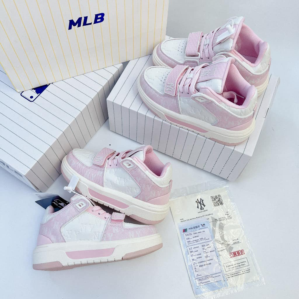 Mlb Women's Sneaker Low Cut Chunky Liner Mid Pink Full Box Hottrend ...