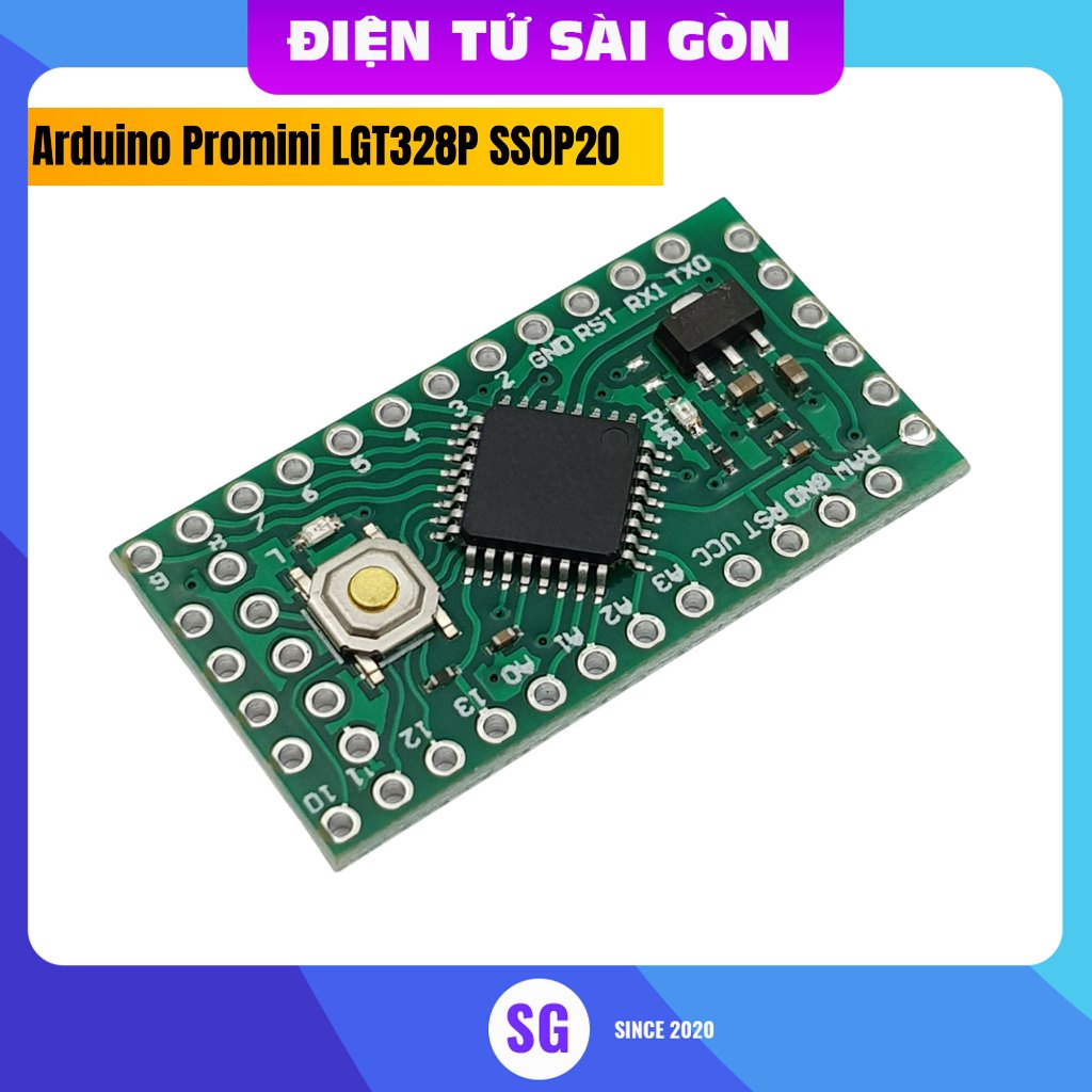 Arduino Promini LGT328P SSOP20 - 55XW | Shopee Malaysia