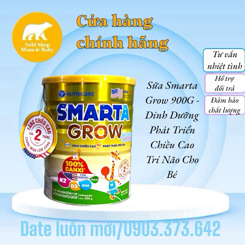 Smarta Grow Milk 900G - Nutrition for Baby's Brain Height Development ...