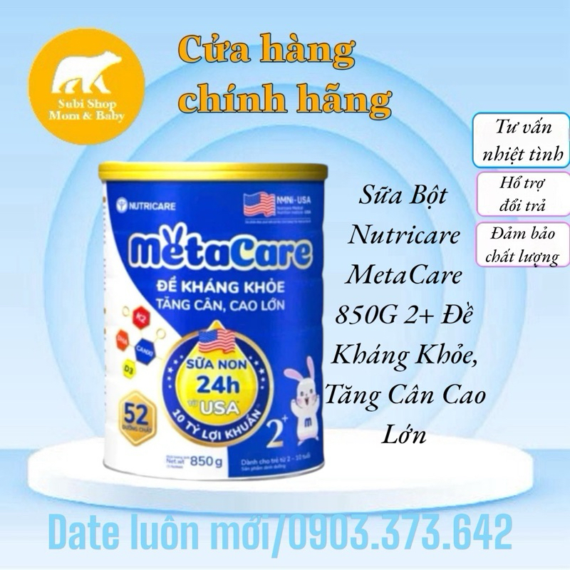 Nutricare MetaCare Milk Powder 850G 2+ Healthy Resistance, Weight Gain and Growth | Shopee Malaysia