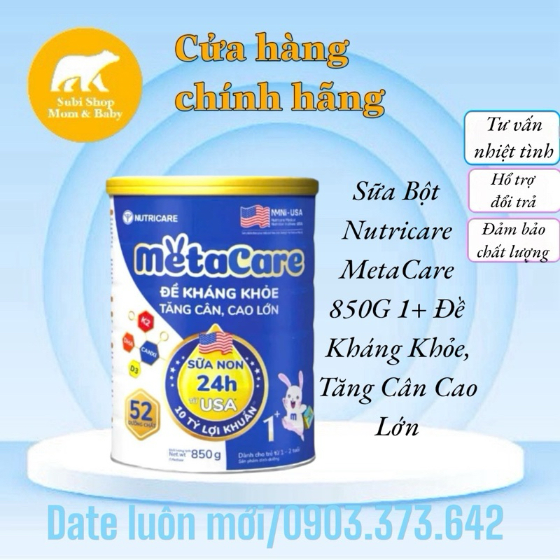 Nutricare MetaCare Milk Powder 850G 1+ Healthy Resistance, Weight Gain and Growth | Shopee Malaysia