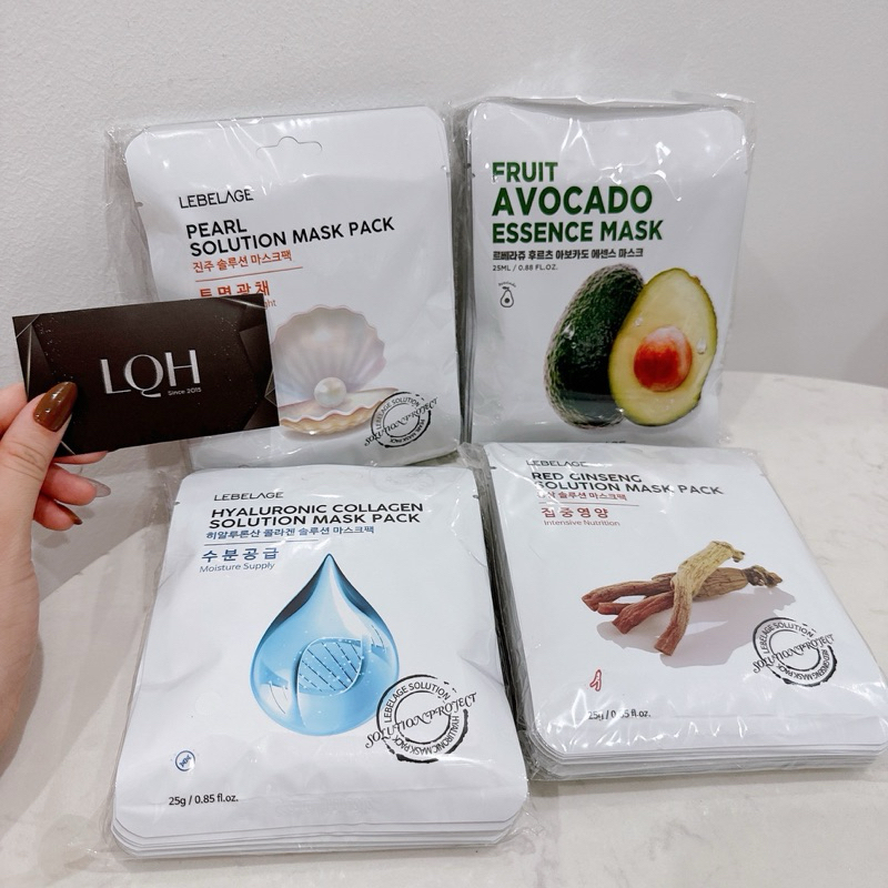 Lebelage mask moisturizes and moisturizes the skin [Single price ...