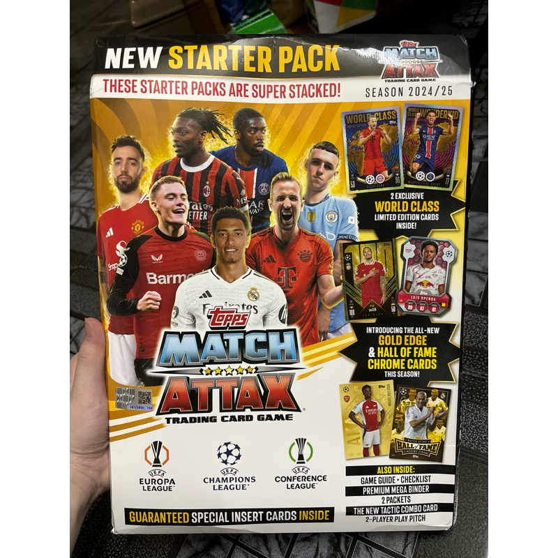 Starter PACK ALBUM PLAYER CARD MATCH ATTAX 24/25 | Shopee Malaysia