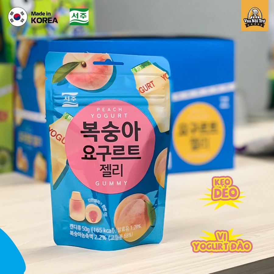 Korean Yogurt Gummy Seoju Peach Yogurt Flavor (50g) | Shopee Malaysia