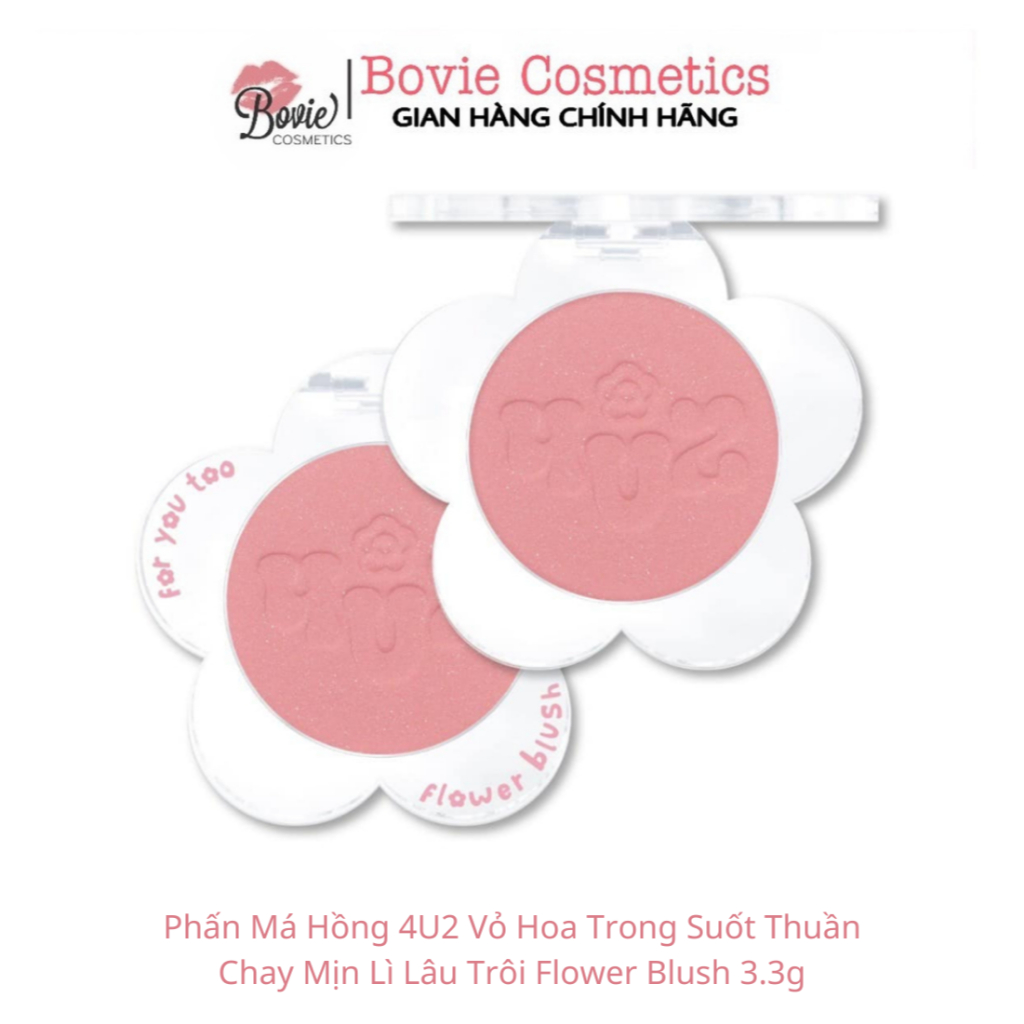 4u2 Blush Transparent Flower Shell Vegan Smooth Long Lasting Flower ...