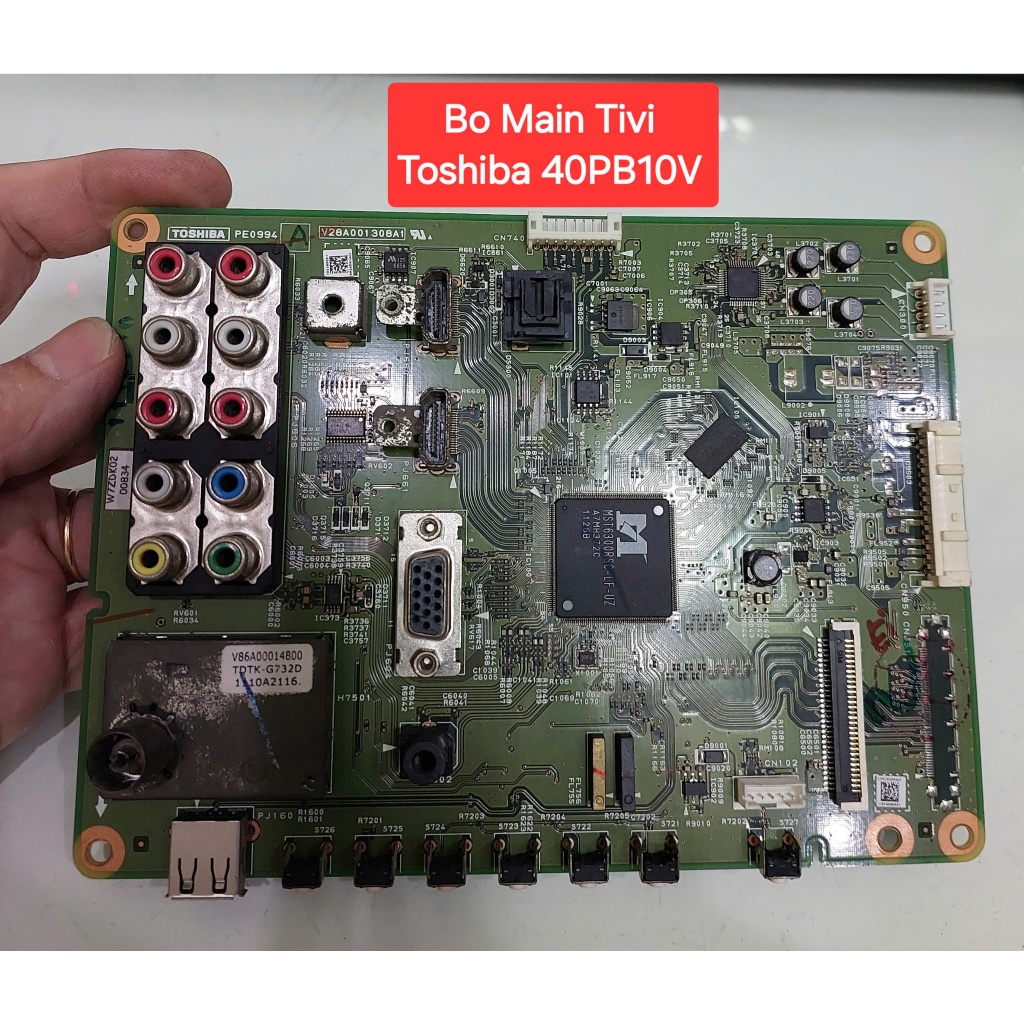 Main board Processor board, Toshiba TV control board 40PB10V | Shopee ...