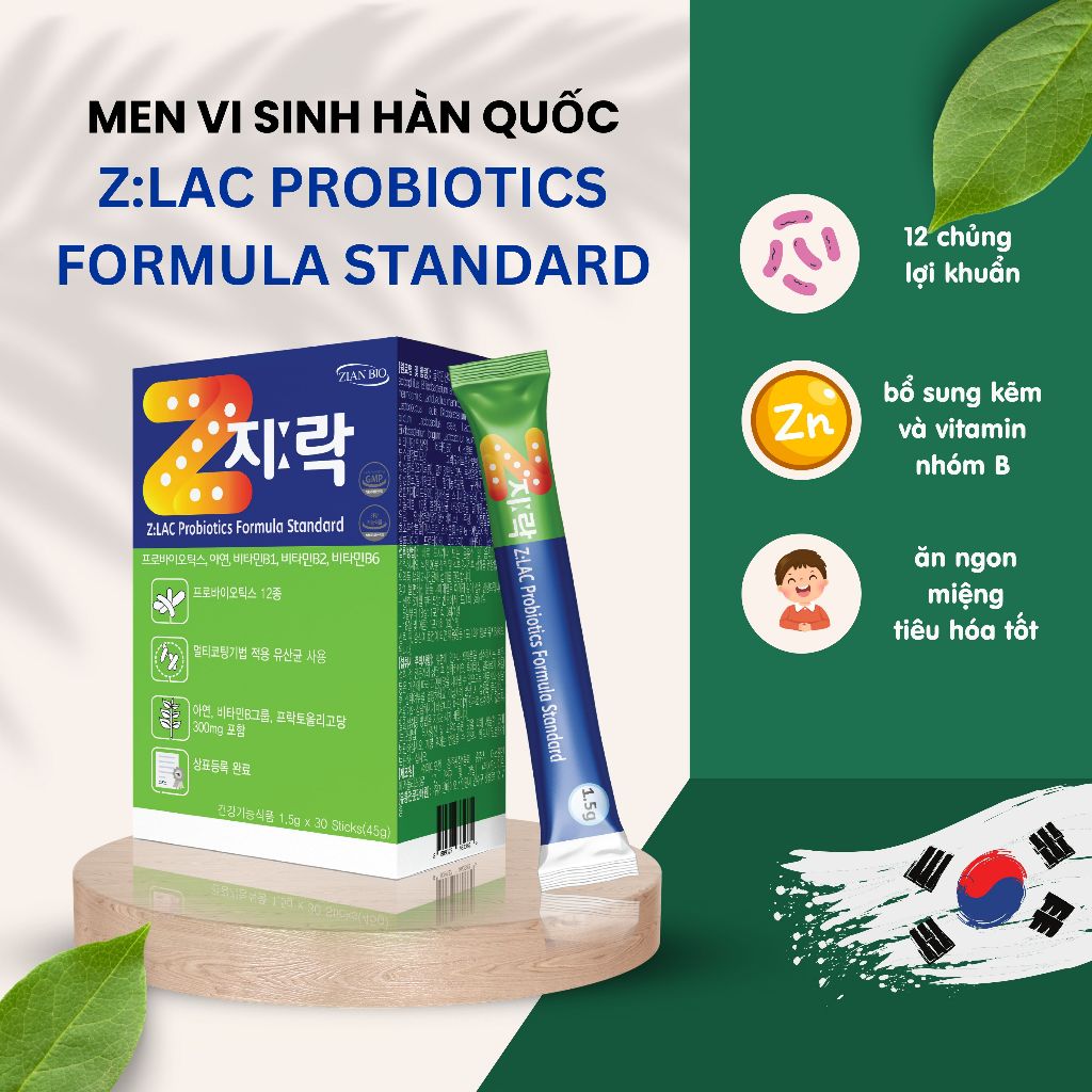 Korean probiotic Zlac Probiotics Formula Standard helps keep the ...