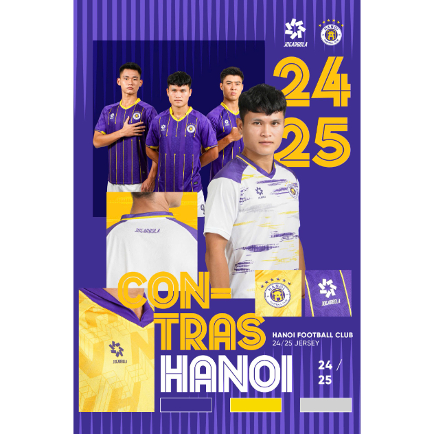 (Genuine) Hanoi Club jersey for the 2024-2025 season | Shopee Malaysia