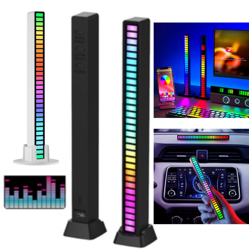 Rgb Led Light Bar Flashing to Music Sound Sensor 16 Million Colors Many ...