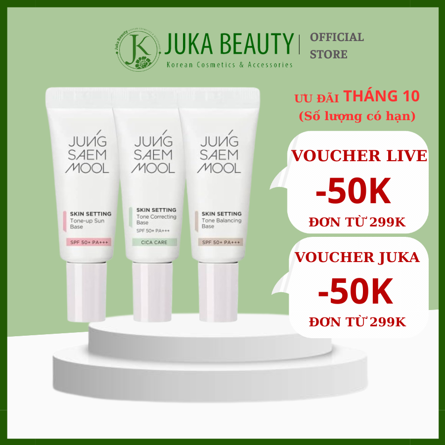 (SEPARATE Mini SET 5ml) Jung Saem Mool Skin Setting Base SPF50+ PA ...
