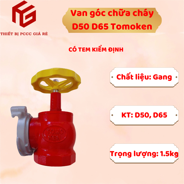 Fire protection angle valve D50 D65, Tomoken angle valve with ...