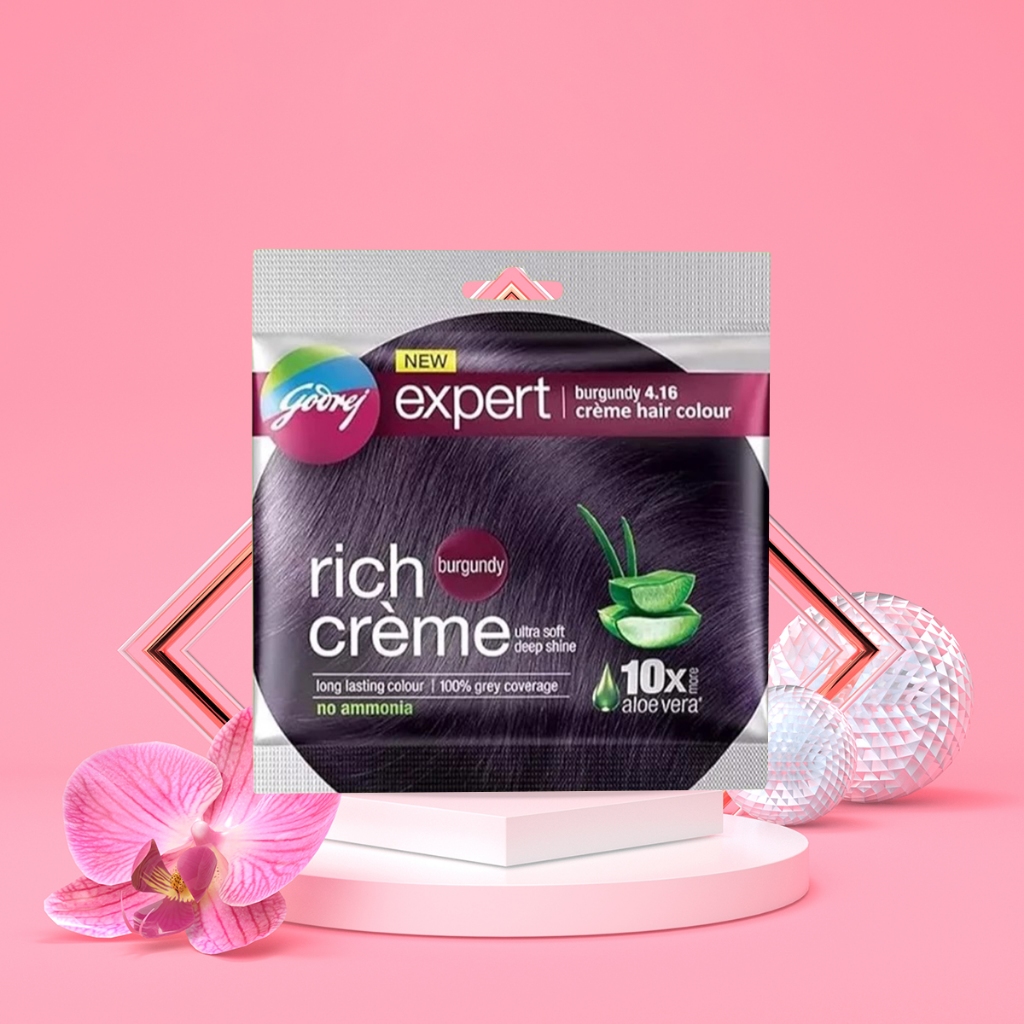 [ Godrej] GODREJ EXPERT RICH CREME HAIR DYE 20G + 20 ML | Shopee Malaysia