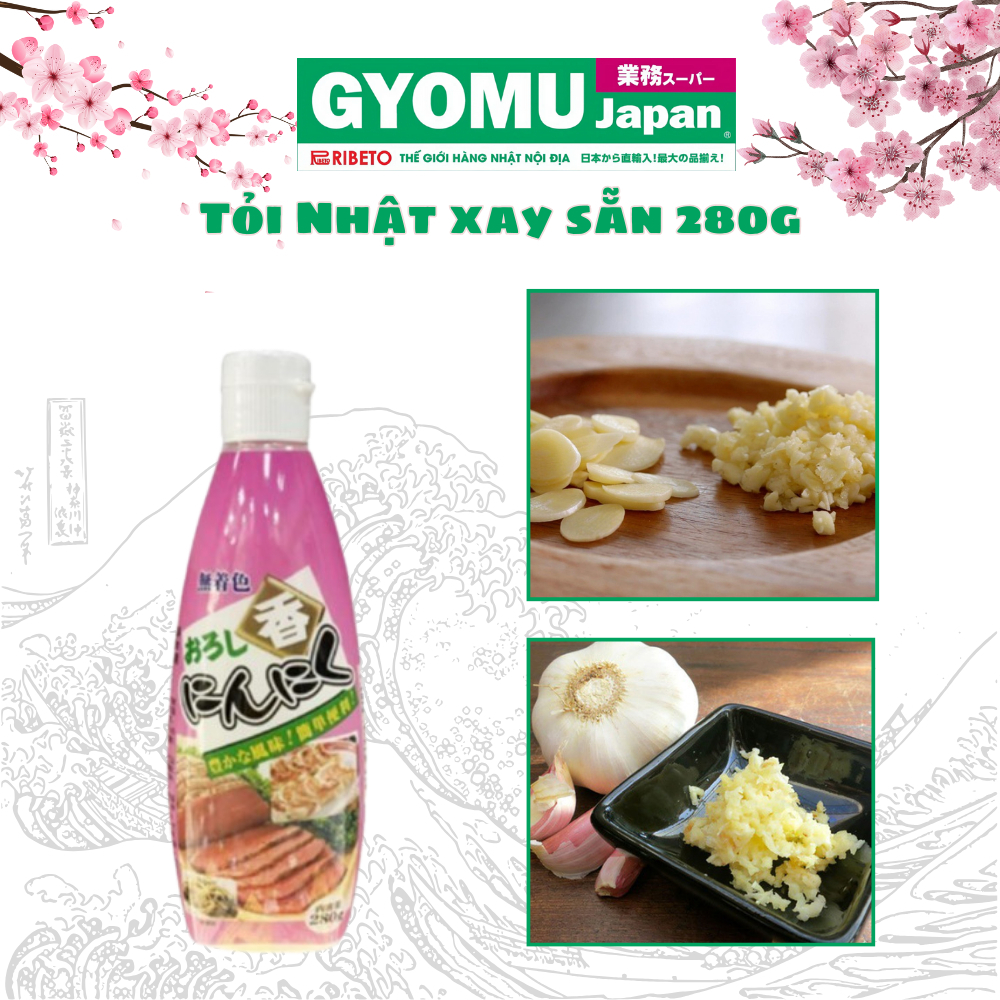 Pre-ground garlic 280g/box Japan - Gyomu Japan | Shopee Malaysia