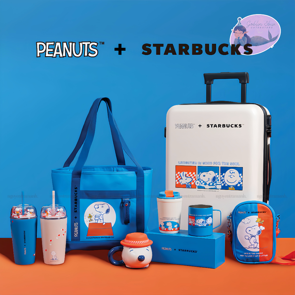 [Authentic] Starbucks SNOOPY COLLECTION OF CUTE CUPS AND HANDBAGS ...