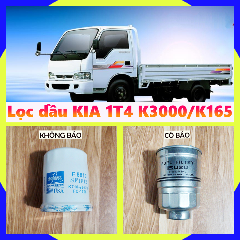 Thaco 1T4 KIA K165 K3000 K2700 K140 truck engine oil filter with and ...