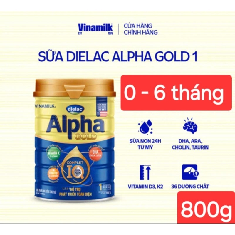 [100% Genuine commitment] alpha gold powdered milk 800g 1 for babies 0 ...