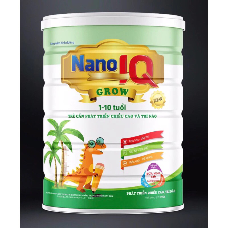 NANO IQ GROW powdered milk 1-10 years old. Help your child grow tall ...