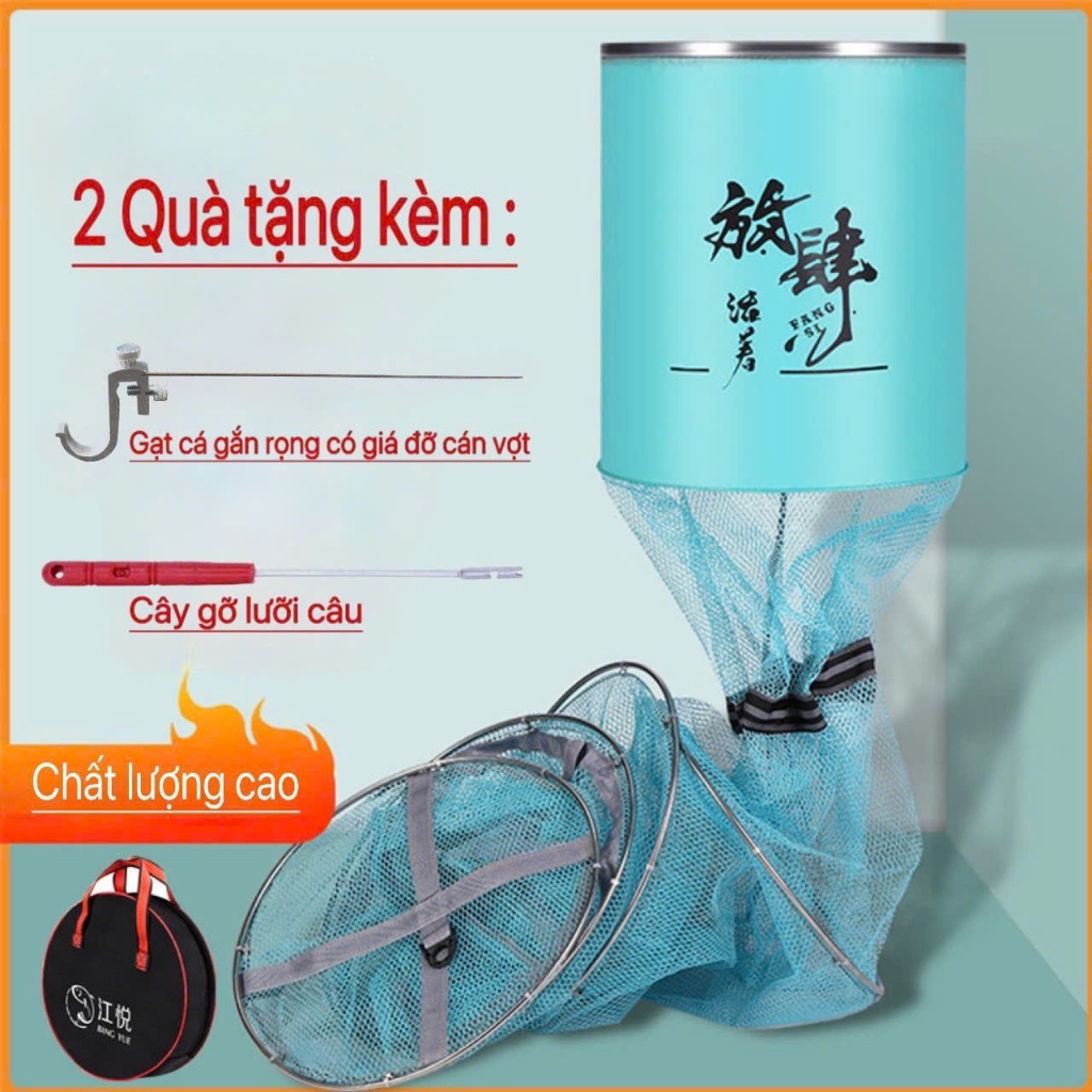 Nha Lam fish basket with super durable metal frame (Comes with a fish ...
