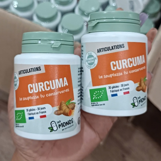 Curcuma Phytoceutic organic turmeric pills 30 pills from France ...